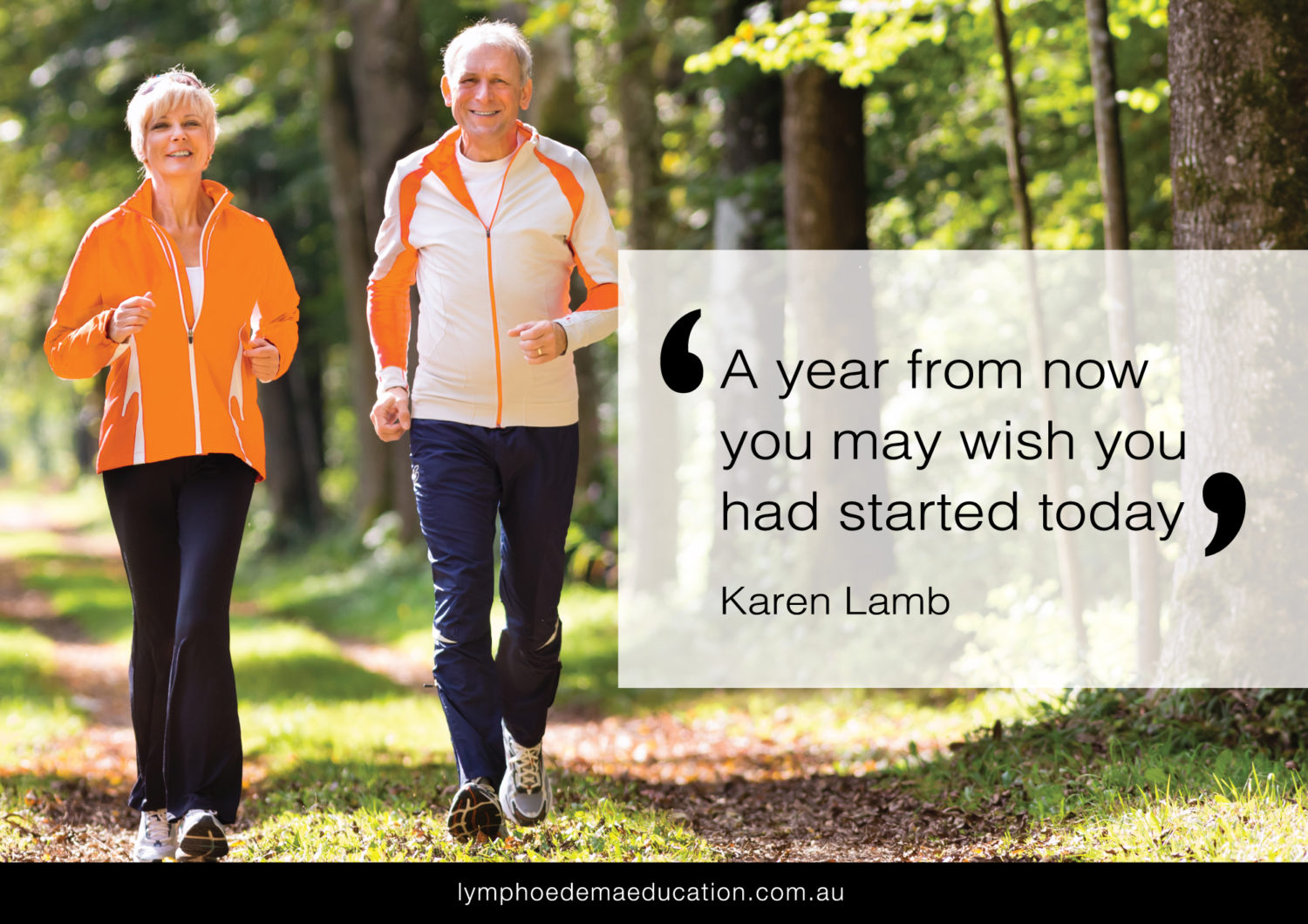 Staying Active – Let's Go Walking - Lymphoedema Education Solutions