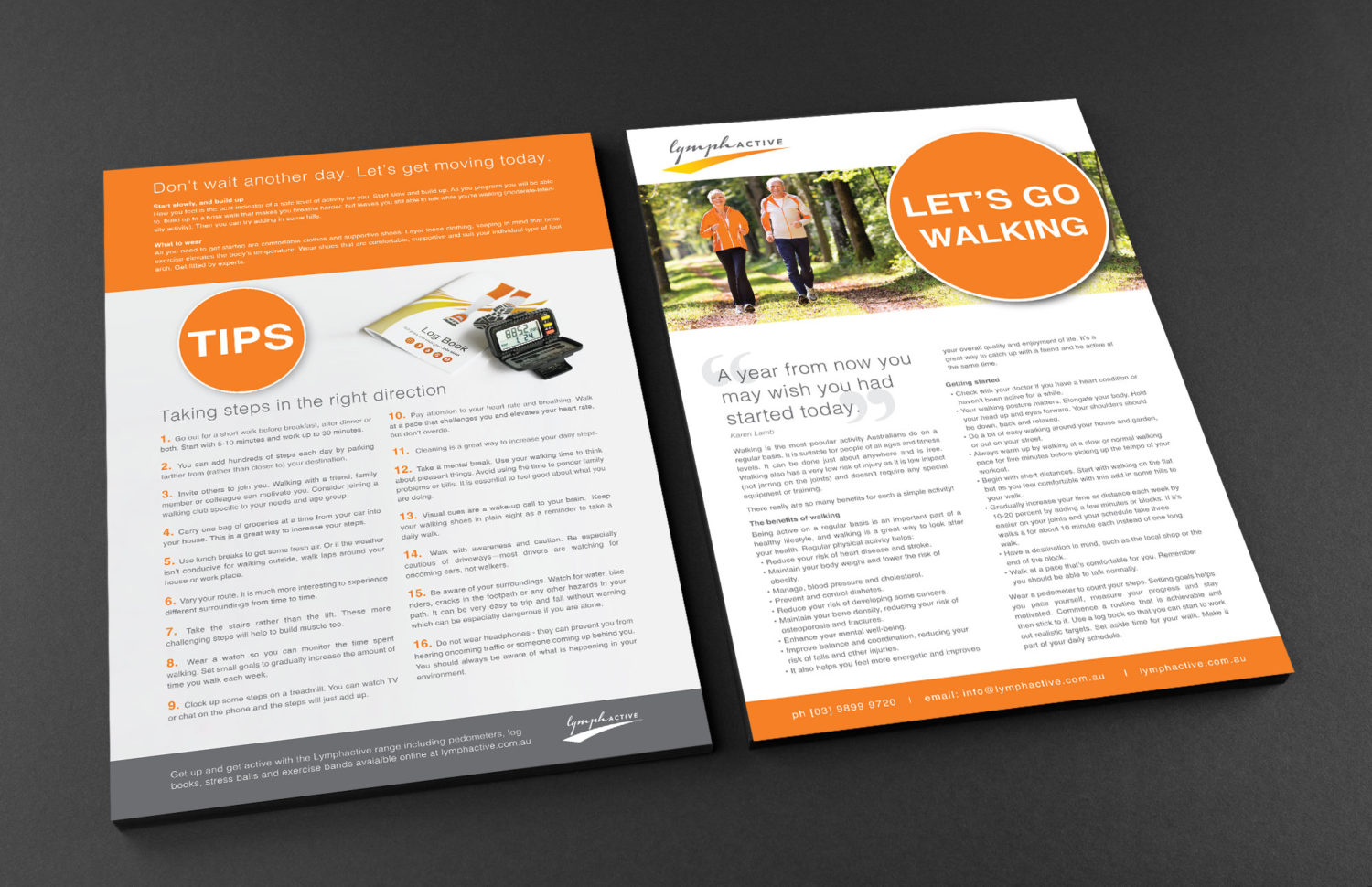 Staying Active – Let's Go Walking - Lymphoedema Education Solutions